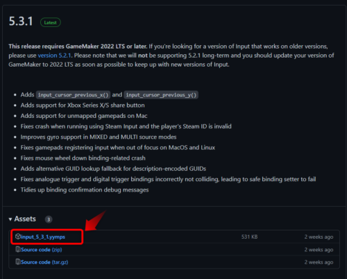 【GameMaker】入力ライブラリInput5の使い方：導入～基本的な設定方法 | ひらまめゲーム制作研究室